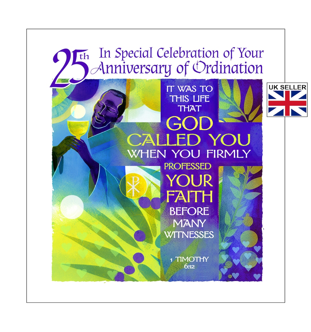 Priest 25th Anniversary of Ordination Card - Etsy