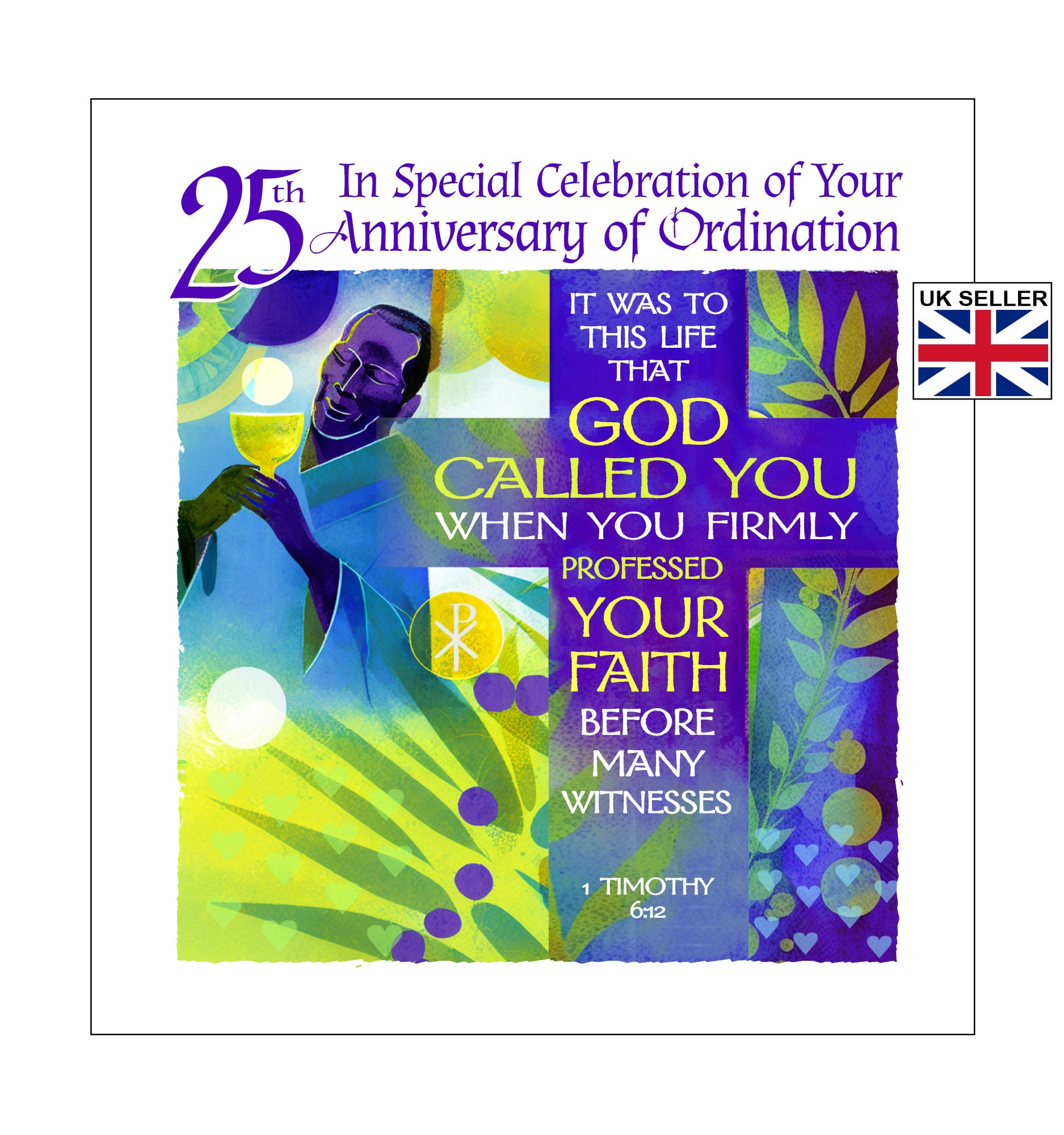 Priest 25th Anniversary of Ordination Card - Etsy