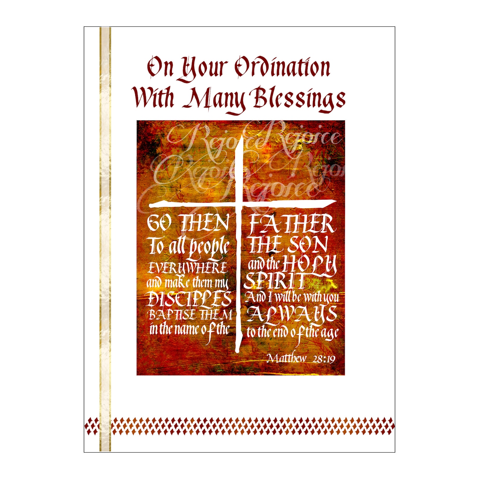 Priest Ordination Card Ordained Priest Card Cards for Priests - Etsy