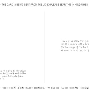 Large Priest Leaving Card | Priest New Appointment Card | Priest New ...