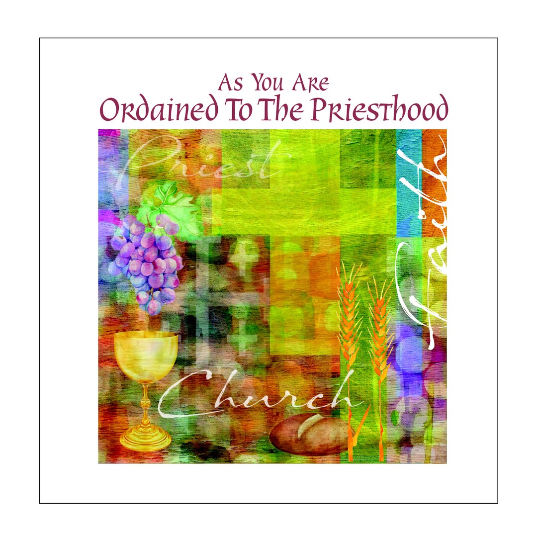 Priest Ordination Card Ordained Priest Card Cards for Priests - Etsy