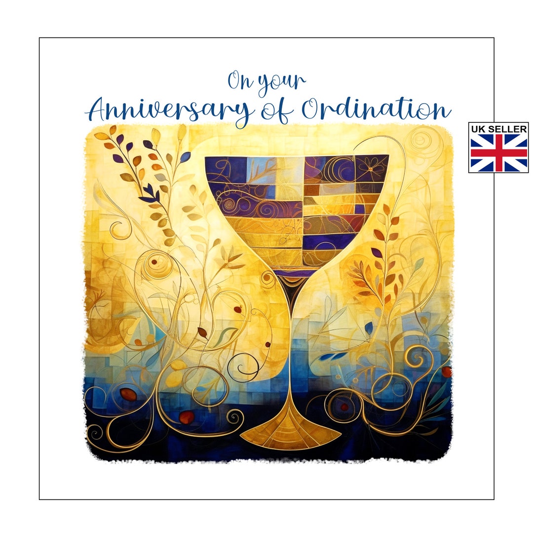Priest Ordination Anniversary Card - Etsy