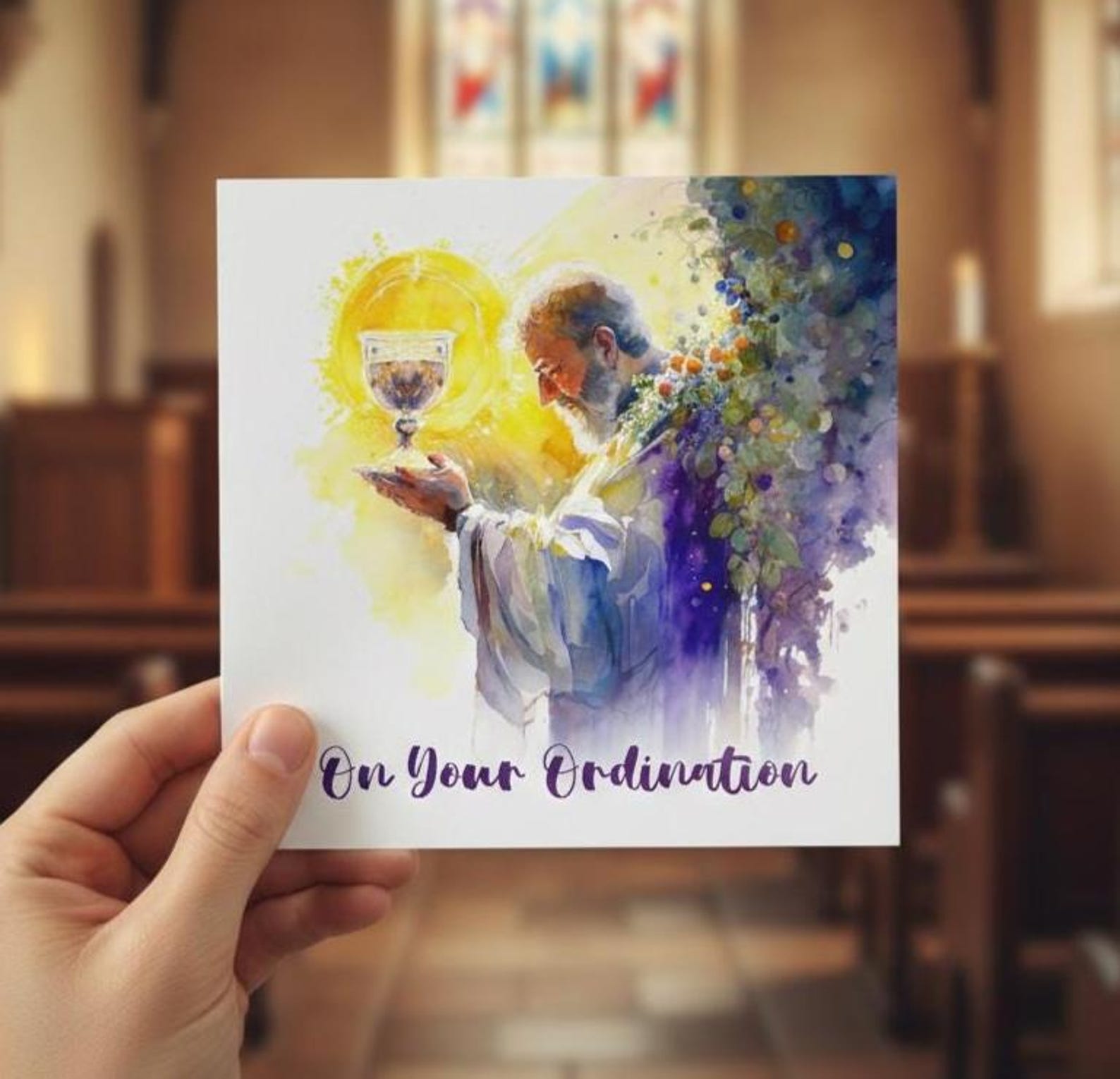 Priest Ordination Card | Clergy Celebration Greetings - Etsy