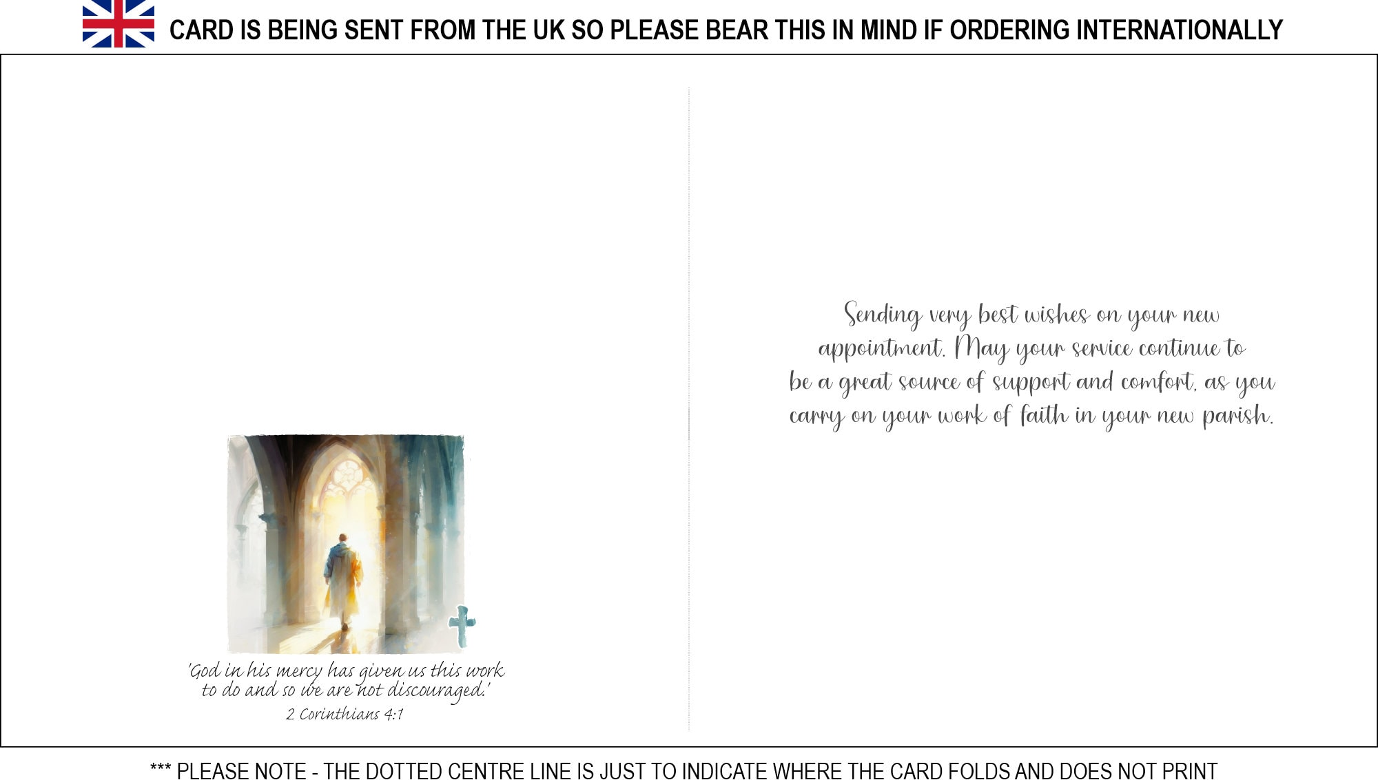 Priest Leaving Card | Priest New Appointment Card | Priest New Parish ...