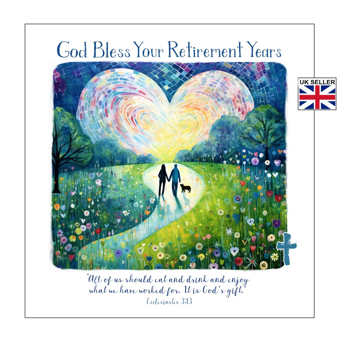 Christian Retirement Card - Etsy