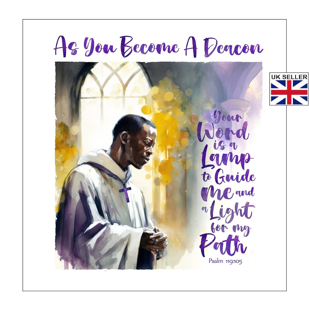 New Deacon Card | Ordination to the Diaconate Card - Etsy