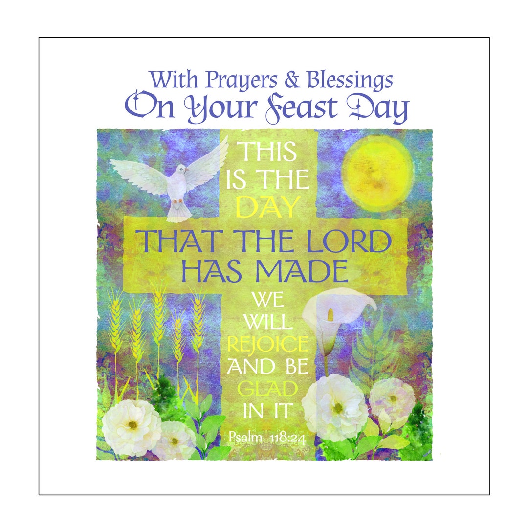Feast Day Card - Etsy