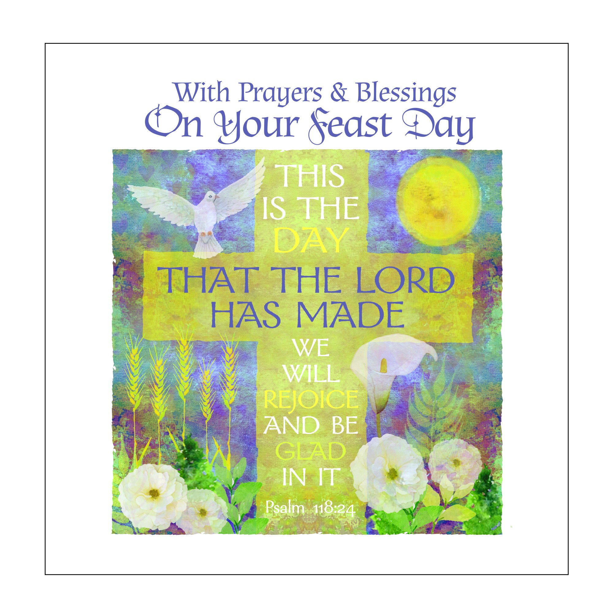 Feast Day Card - Etsy