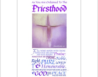 Priest Ordination Card Ordained Priest Card Cards for | Etsy
