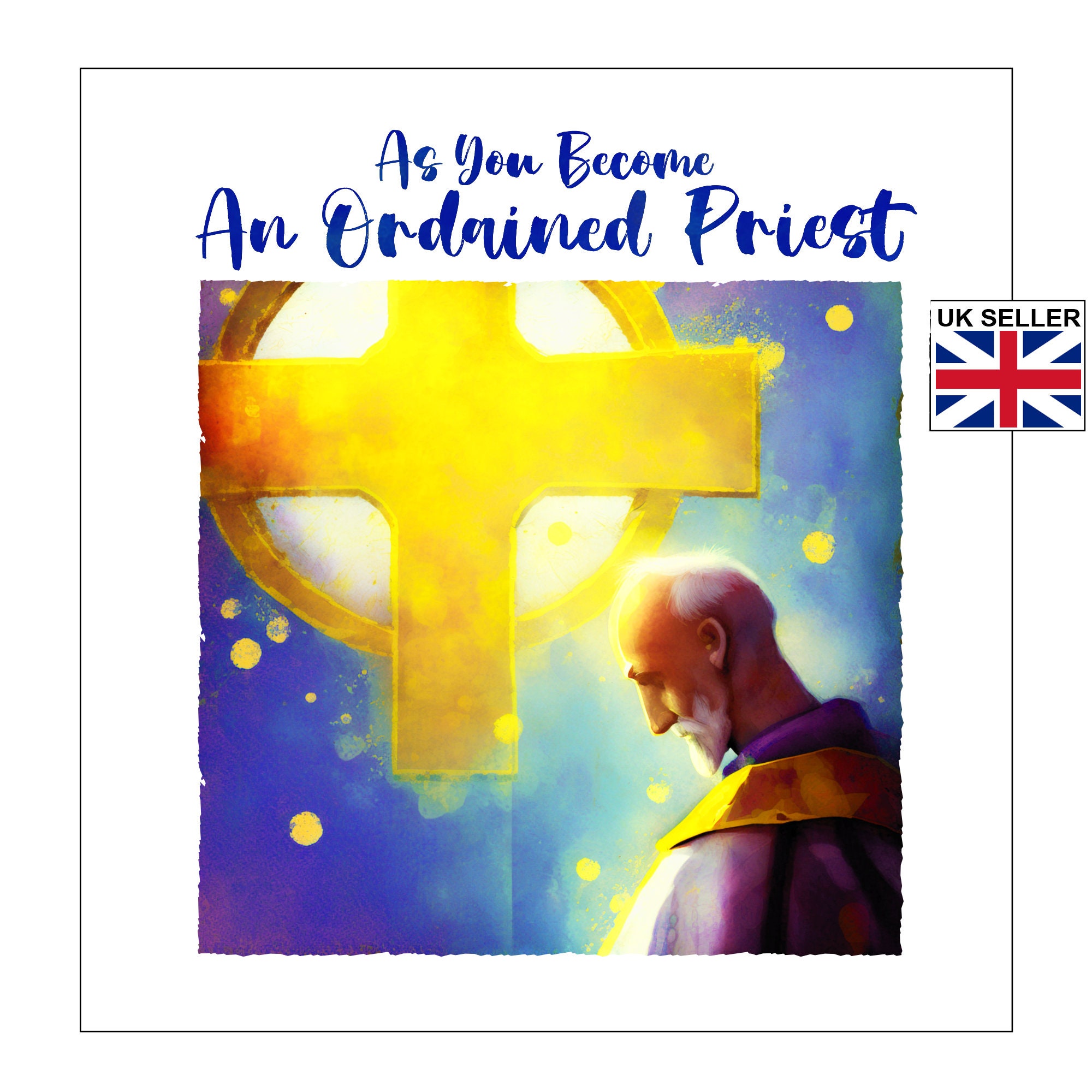 Priest Ordination Card Pastor Ordination Card Minister - Etsy