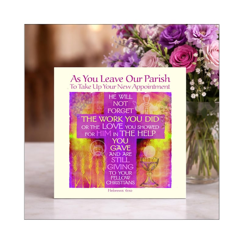 Vicar Leaving Card - Etsy UK
