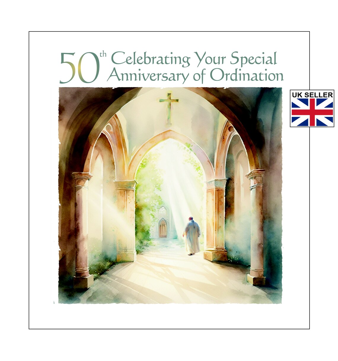 50th Ordination Anniversary Card 50th Anniversary Ordination - Etsy