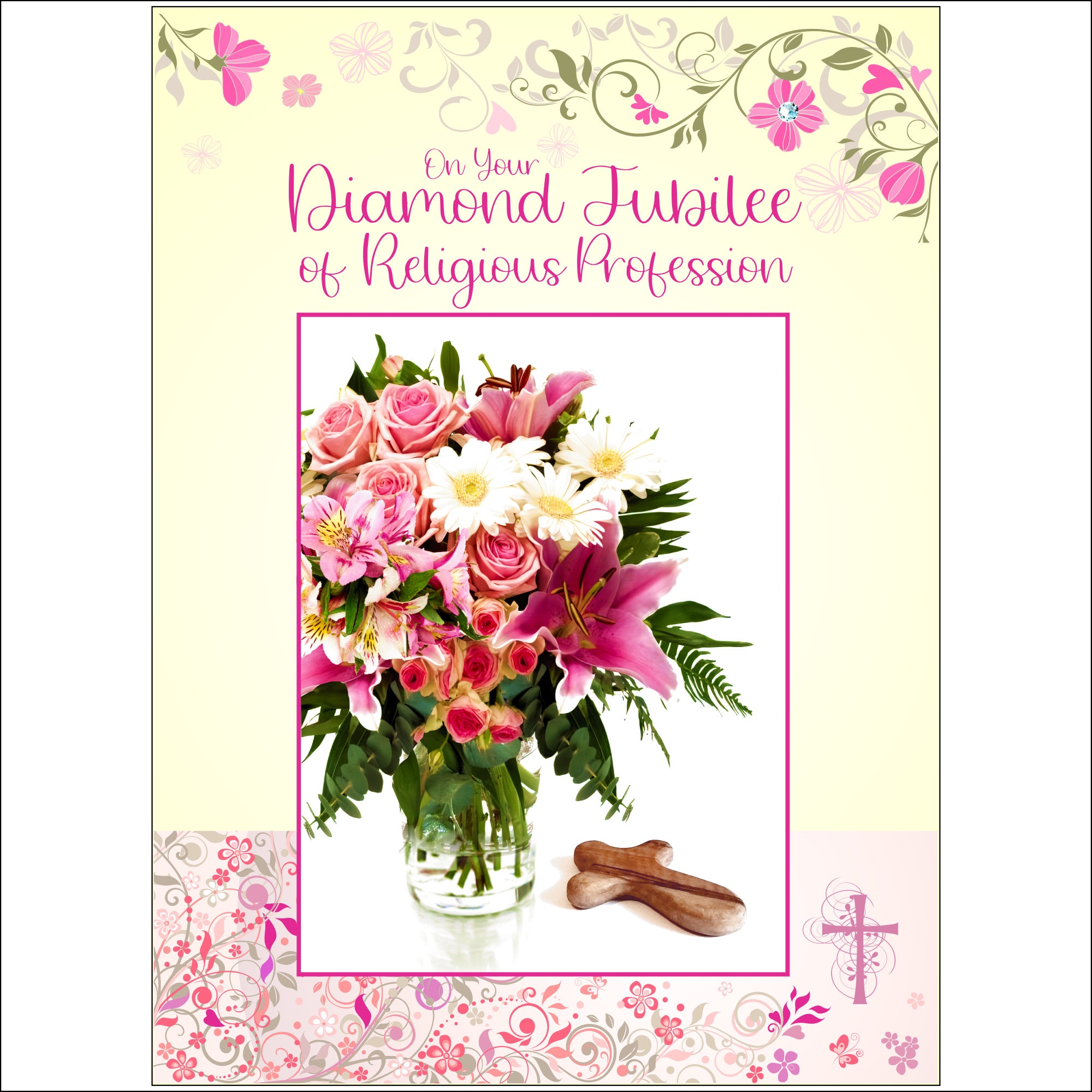 Diamond Jubilee Card For A Nun - Etsy Italia