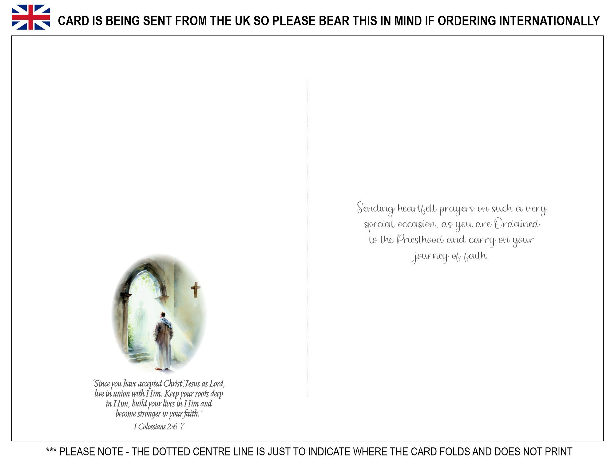 Priest Ordination Card | Ordained Priest Card | Cards for Priests - Etsy