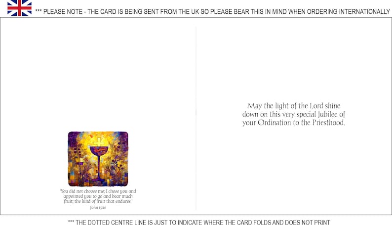 Catholic 50th Priest Anniversary of Ordination Card | Golden Jubilee ...