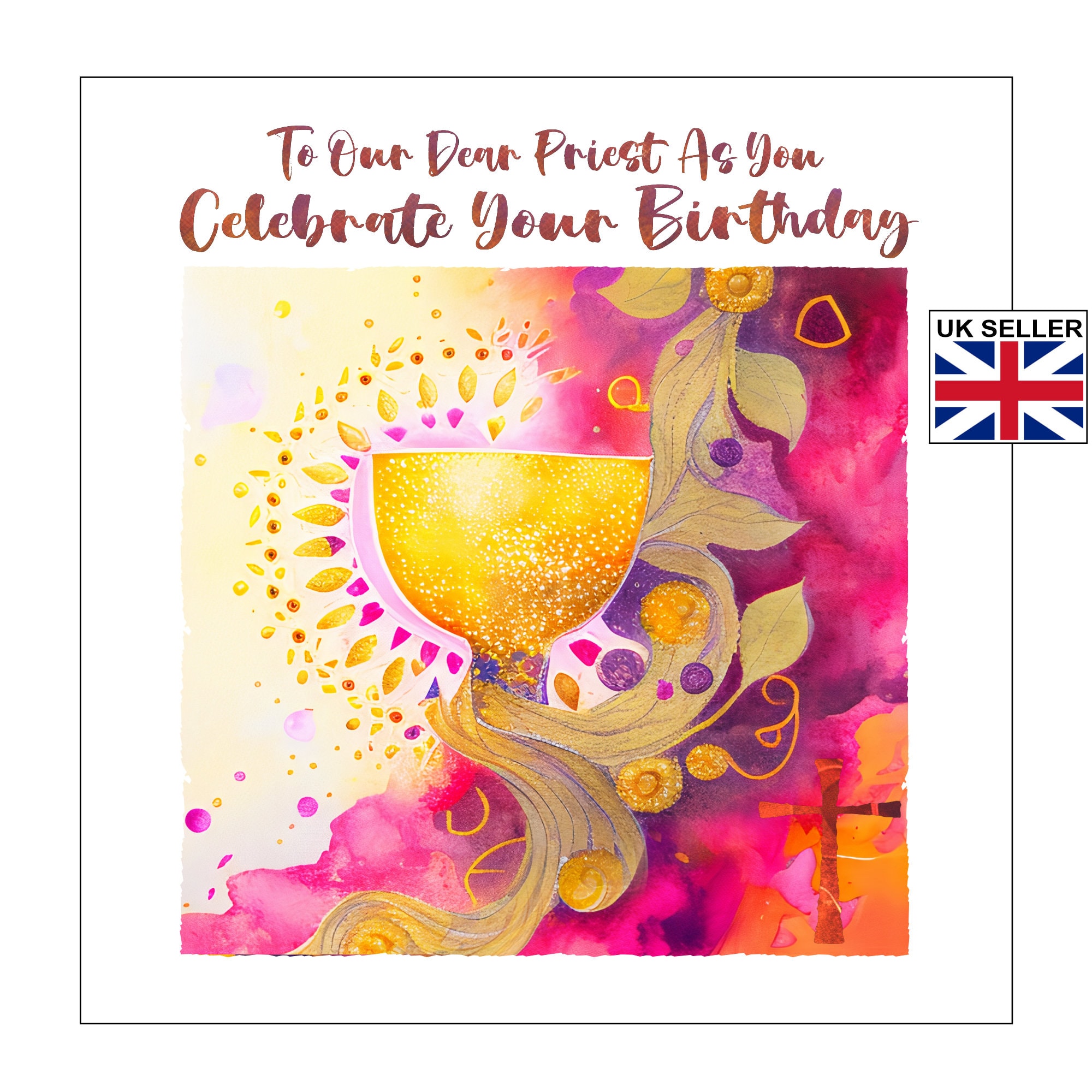 Priest Birthday Card - Etsy