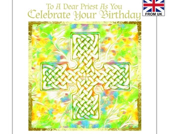 Funny Priest Birthday Card - Etsy