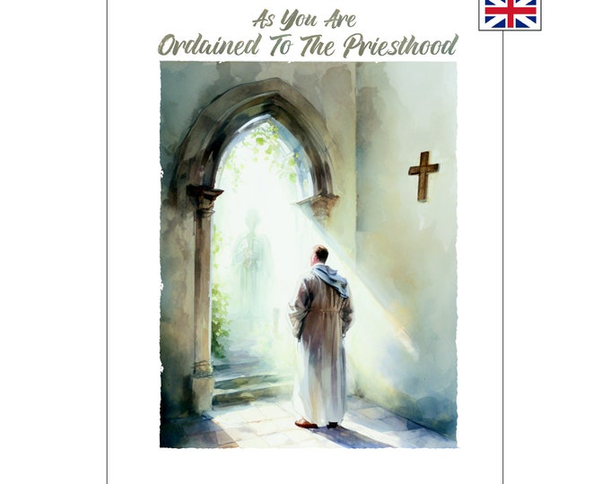 Priest Ordination Card | Ordained Priest Card | Cards for Priests - Etsy