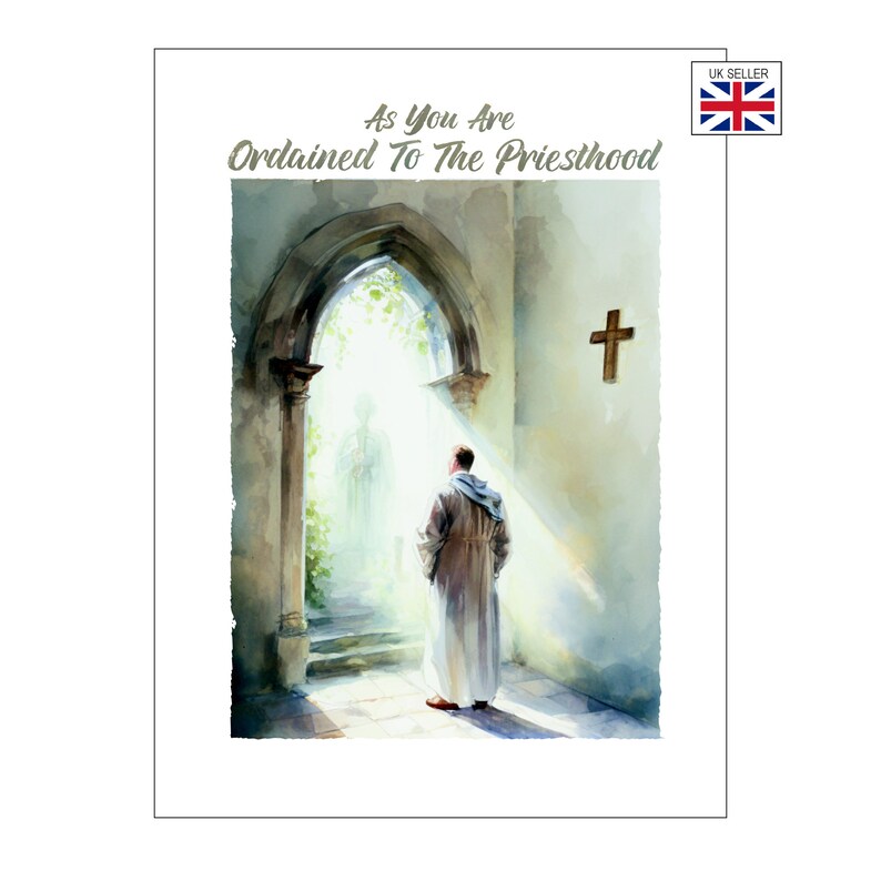 Priest Ordination Card | Ordained Priest Card | Cards for Priests - Etsy