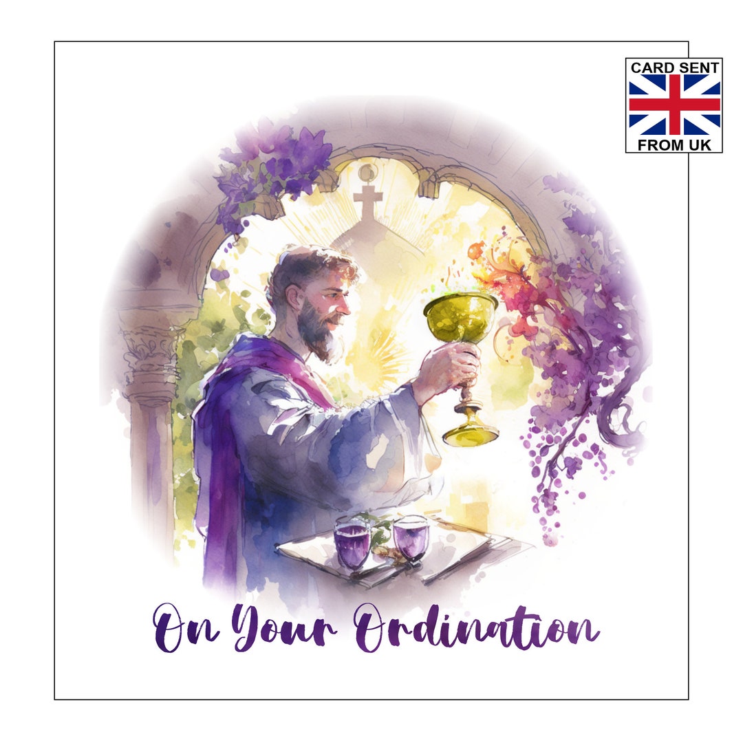 Ordination Card | Priest Ordination Card - Etsy