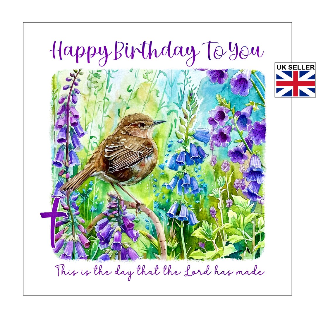 Christian Birthday Card | Religious Birthday Card - Etsy