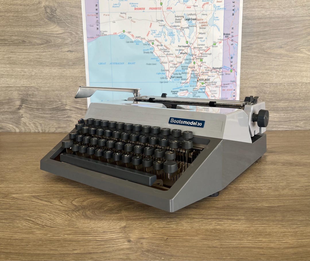 Vintage Boots Model 30 Typewriter: Serviced, Cleaned & Tested - Etsy