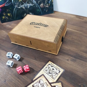 Heroquest Cards Holder Wooden Box for NEW 2021 and OLD 1990 Versions ...