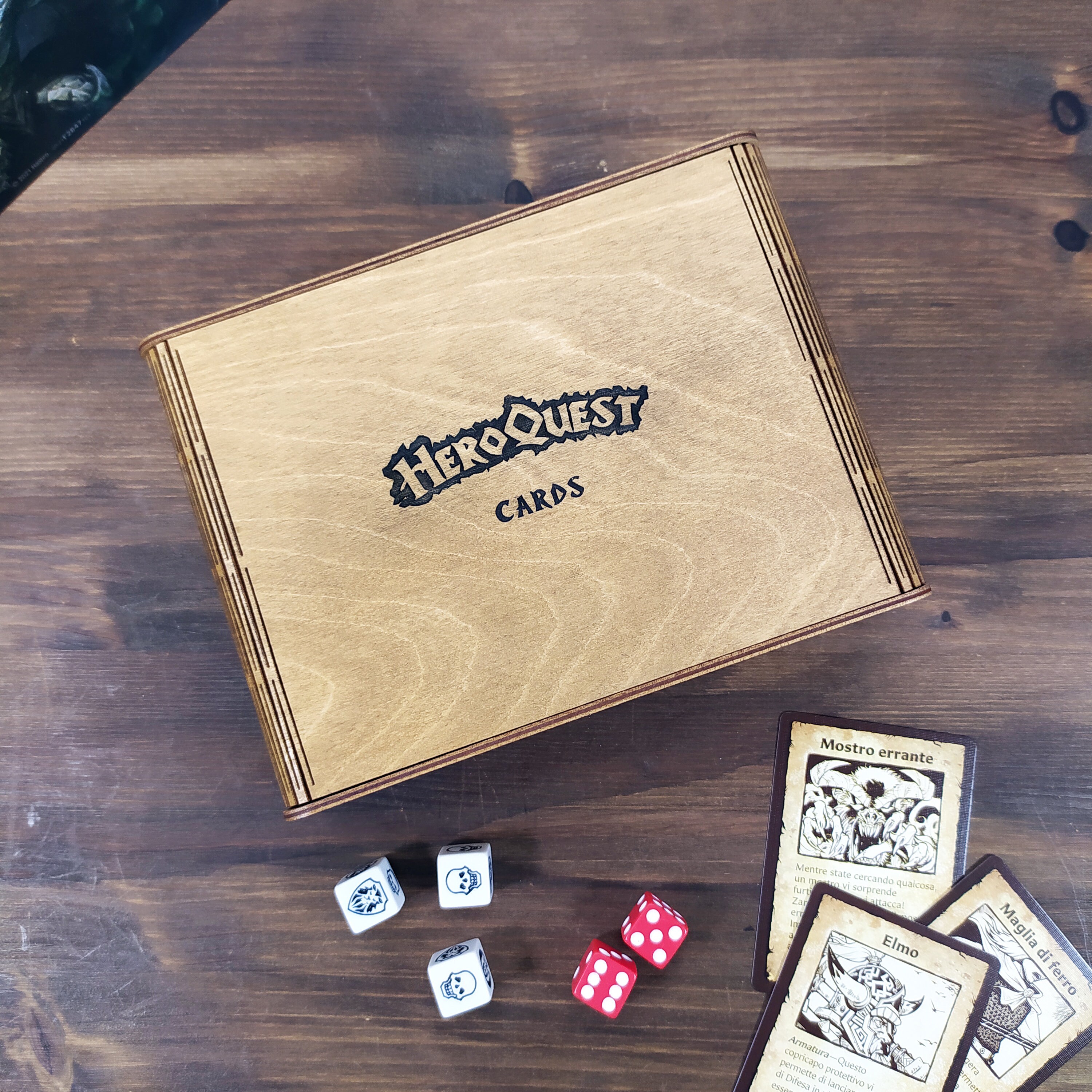 Heroquest Cards Holder Wooden Box for NEW 2021 and OLD 1990 - Etsy