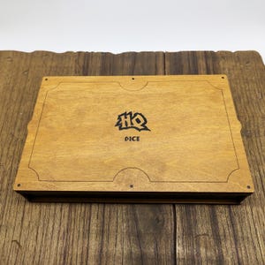 Heroquest Wooden Dice Box for 60 Dice and Dice Tray. Perfect for ...