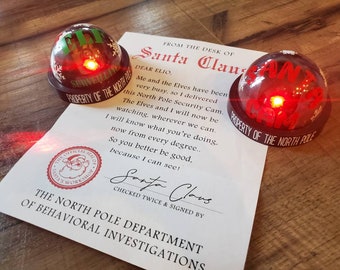 Santa Cam Christmas Camera Santa Spy Cam Surveillance - Etsy