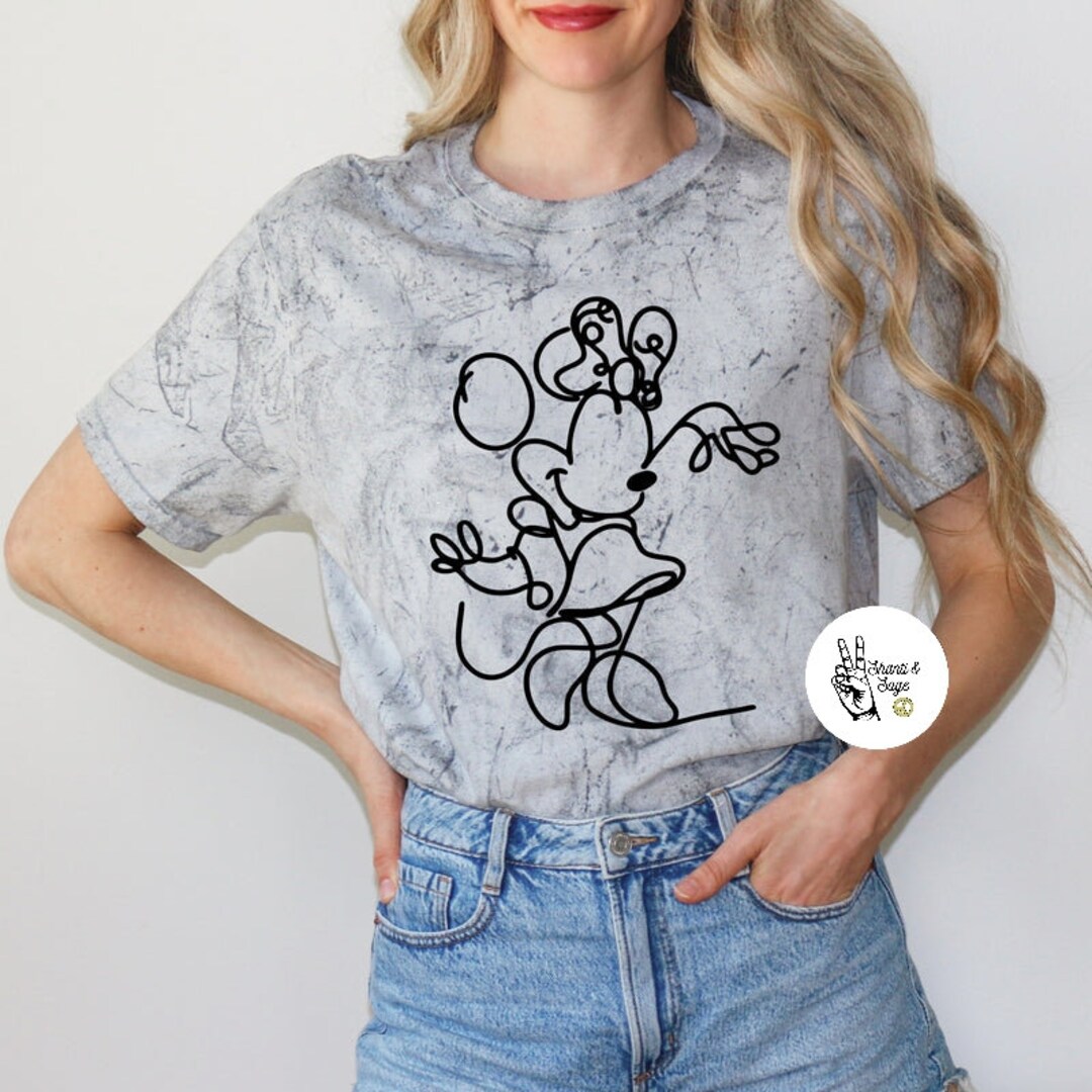 The Girl Mouse Drawing (black Ink) - Etsy