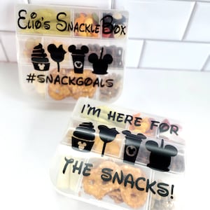 Personalized Snackle Box, Travel Snack Box, Snack Box for Kids ...