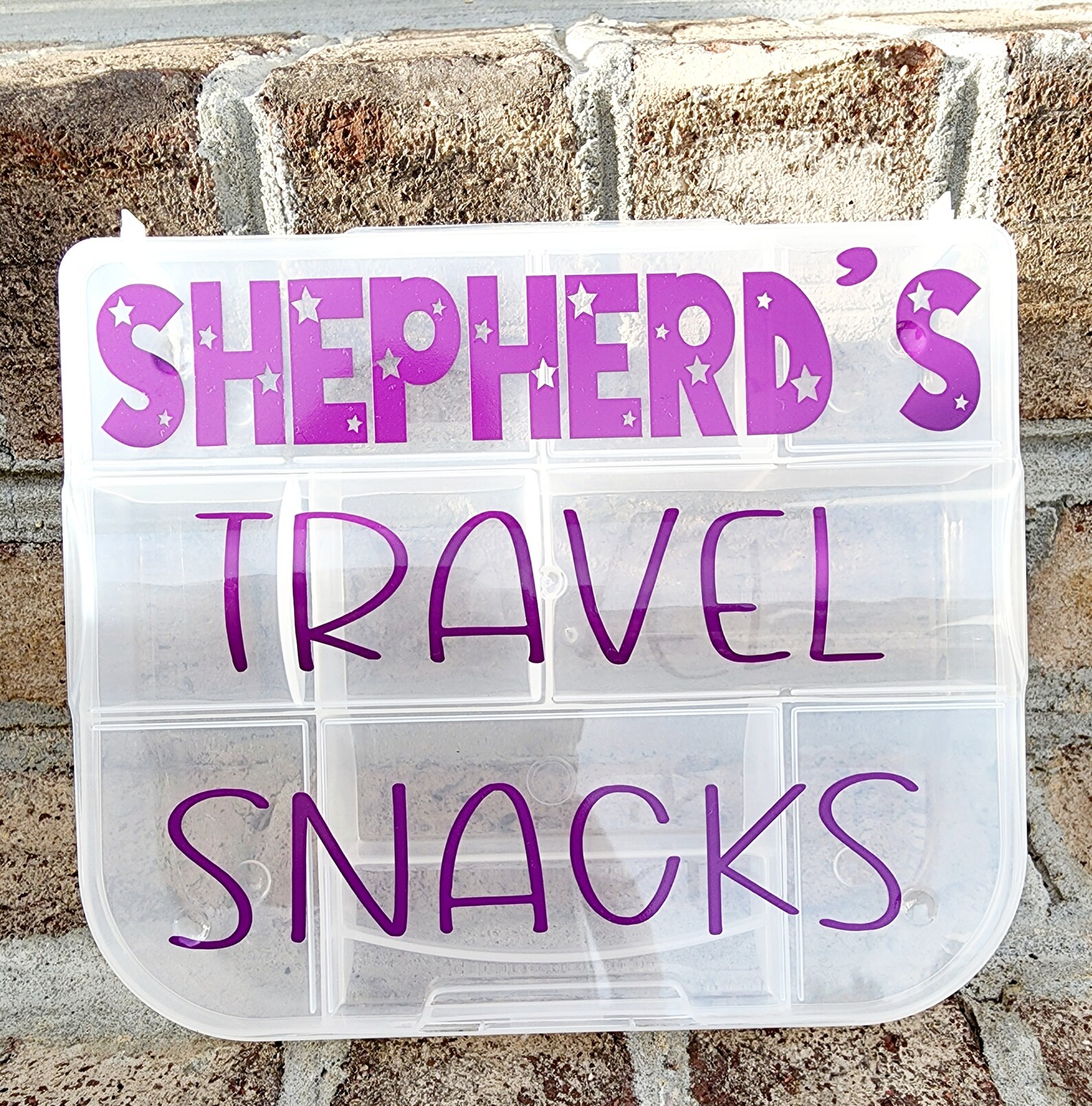 Personalized Snackle Box, Travel Snack Box, Snack Box for Kids ...