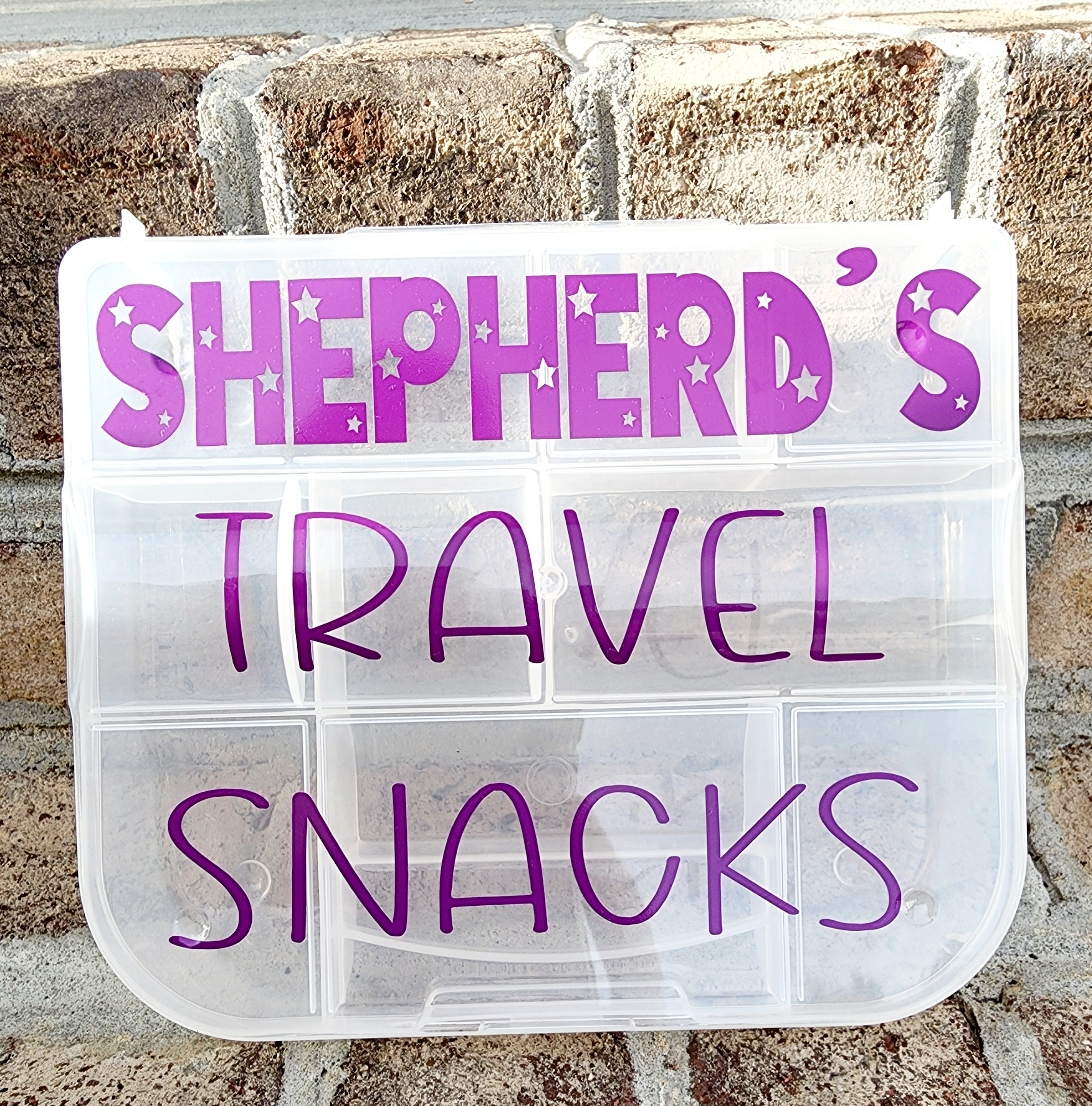 Personalized Snackle Box, Travel Snack Box, Snack Box for Kids ...