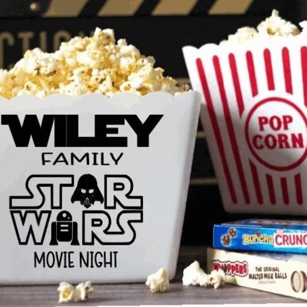 Movie Night Bucket - Etsy
