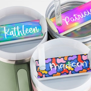 Stanley Name Plate, Personalized Stanley Tumbler Name Plates, Name Tag ...