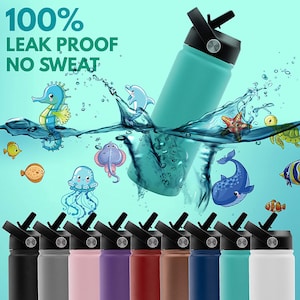 Personalized Kid Water Bottle, Back to School Gifts for Kids, Custom ...