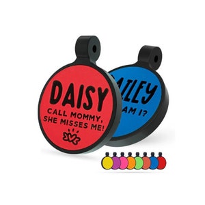Silicone Dog Tags, Personalized Dog ID Tags, Silicone Dog Tag, Silent ...