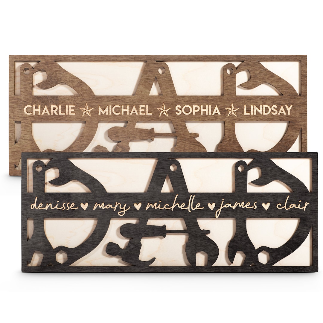 Personalized Gifts for Dad, Dad Sign Wood, Father's Day Gifts From ...