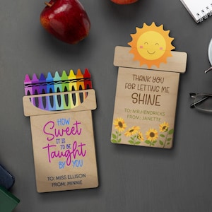 Teacher Gift Card Holder, Teacher Gift, Teacher Appreciation Week ...