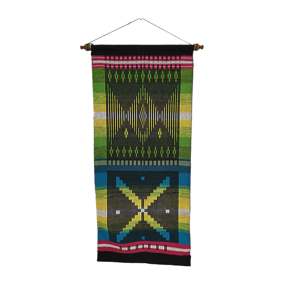 Sri Lankan Dumbara Colourful Wall Hanging | Indigenous Thalagune Hand ...