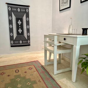 Sri Lankan Dumbara Black and White Wall Hanging | Indigenous Thalagune ...