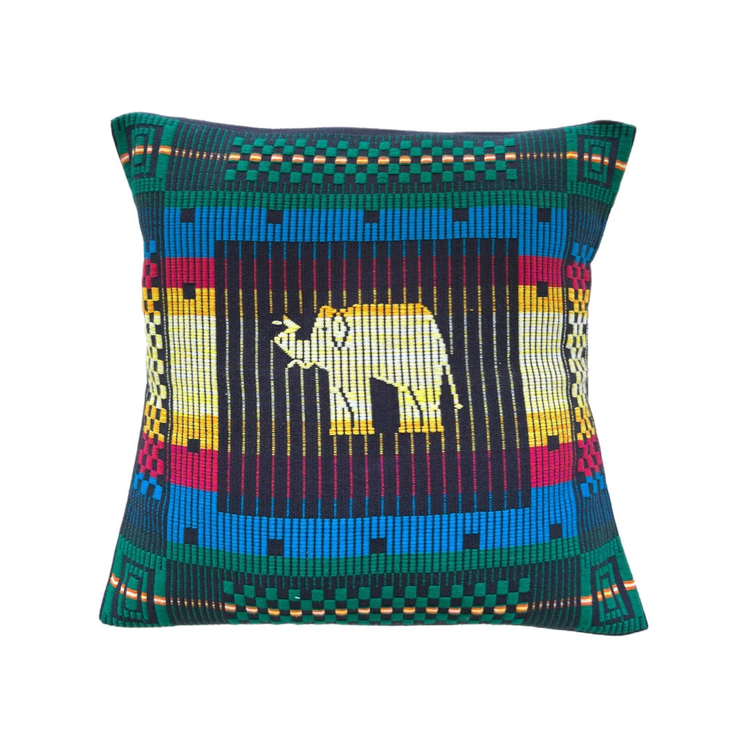 Sri Lankan Dumbara Pillow Cover | Indigenous Thalagune Hand-woven ...