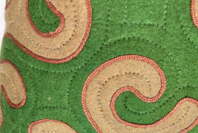 Felt Kyrgyzstan Shyrdak Handmade Cushion Cover 50cm X 50cm - Etsy