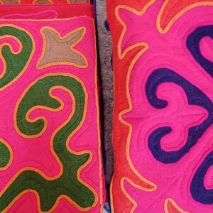 Krygyz Shyrdak traditional Felt Handmade Cushion Cover, 50cm X 50cm ...