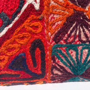 Hand Embroidered Iraqi Arab Wool Cushion Cover, 85cm X 40cm 33 X 16 ...