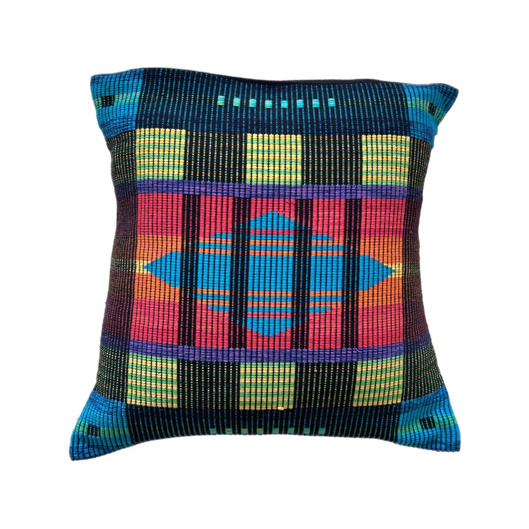 Sri Lankan Dumbara Pillow Cover | Indigenous Thalagune Hand-woven ...