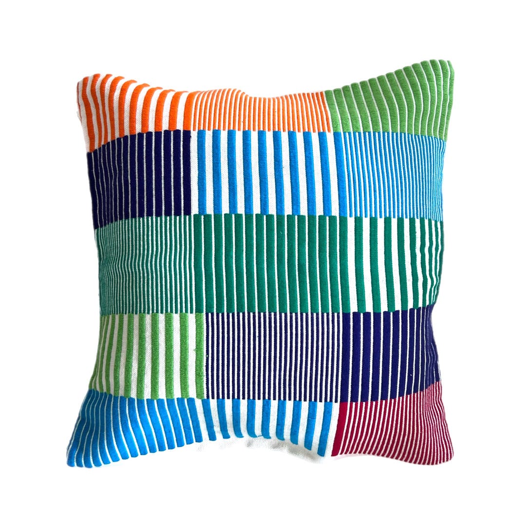 Sri Lankan Dumbara Pillow Cover | Indigenous Thalagune Hand-woven ...