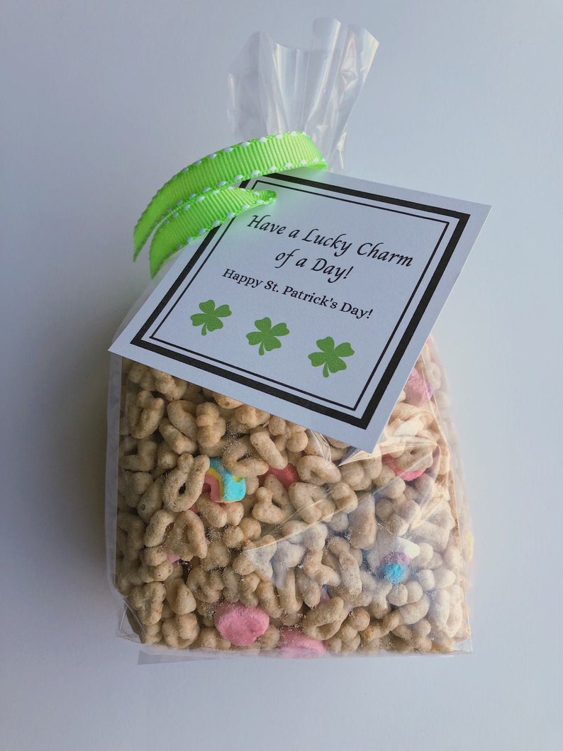 Printable Lucky Charm Gift Tag/st. Patrick's Day Gift Tag/class Gift ...