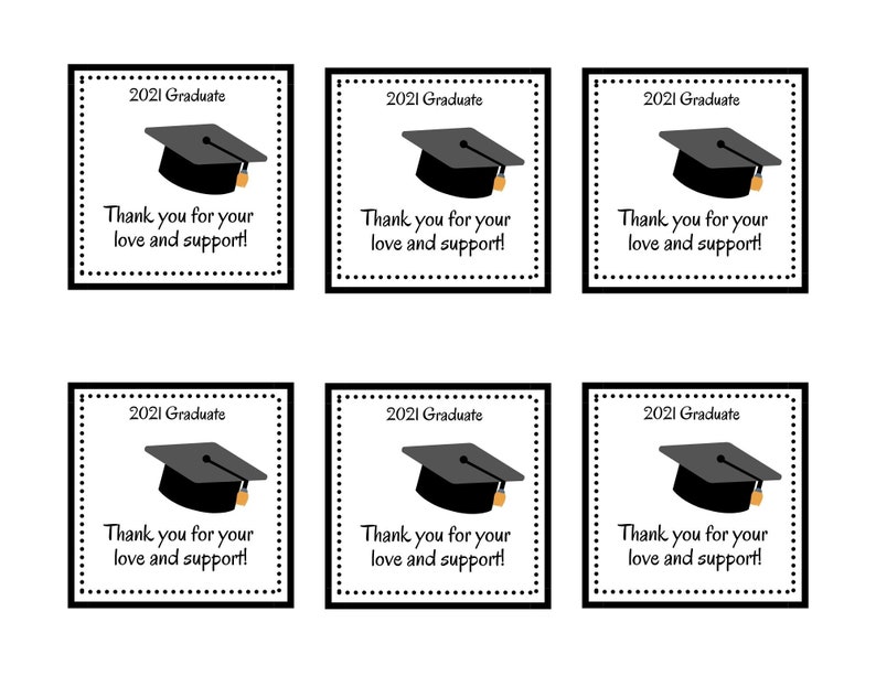 Printable Graduation Tag/graduation Party Gift Tag/party Gift Tag ...